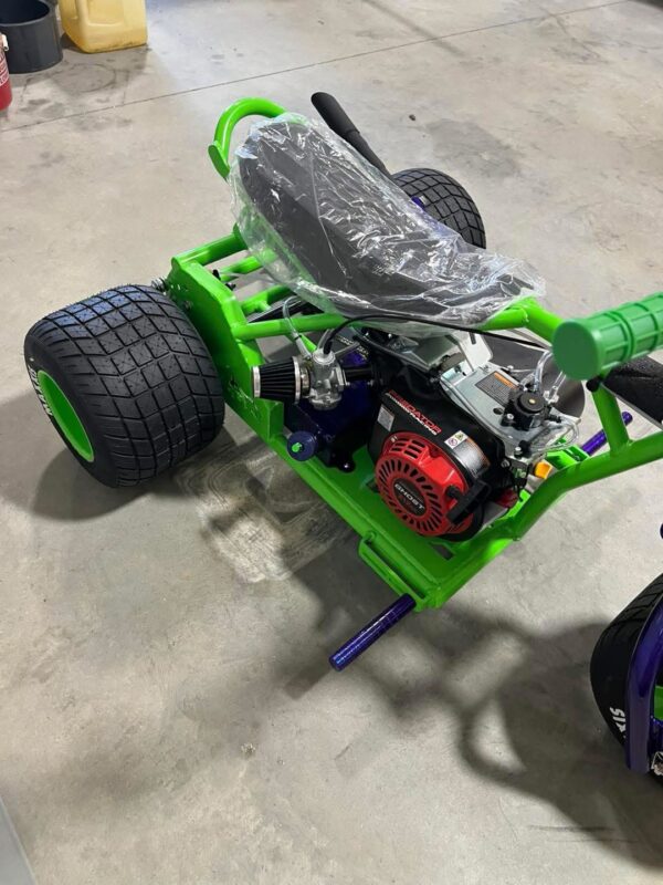 Green and illusion purple Mini trike - Shop Mini Trike | Mini bikes for ...